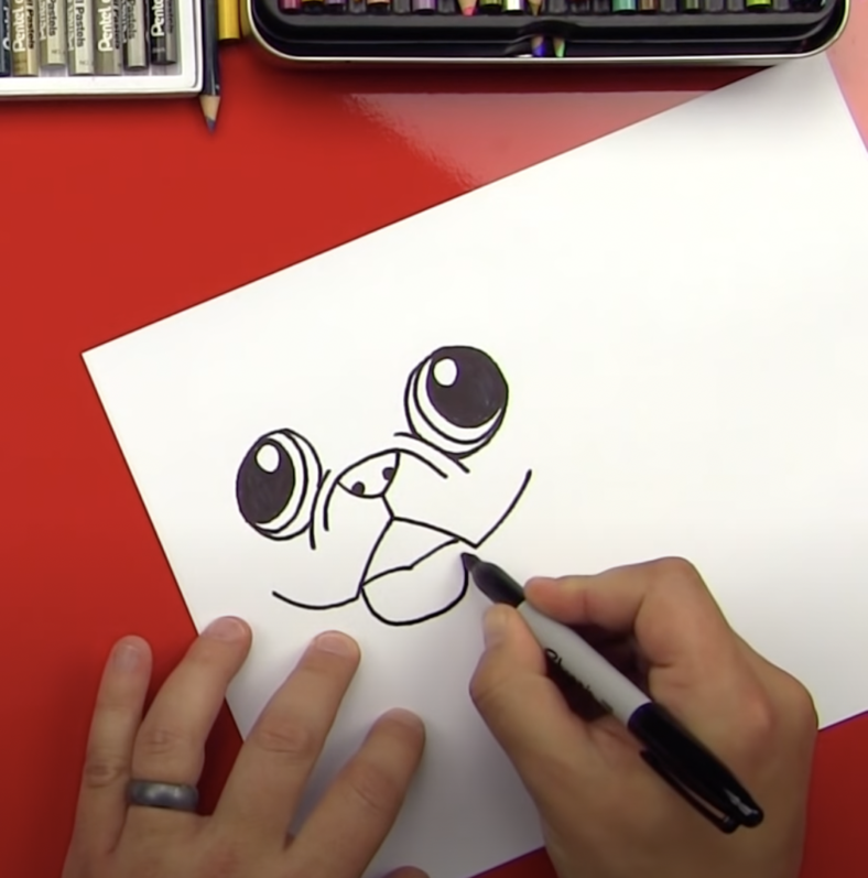Learn How To Draw A Pug, Easy Step By Step - Rocky Kanaka