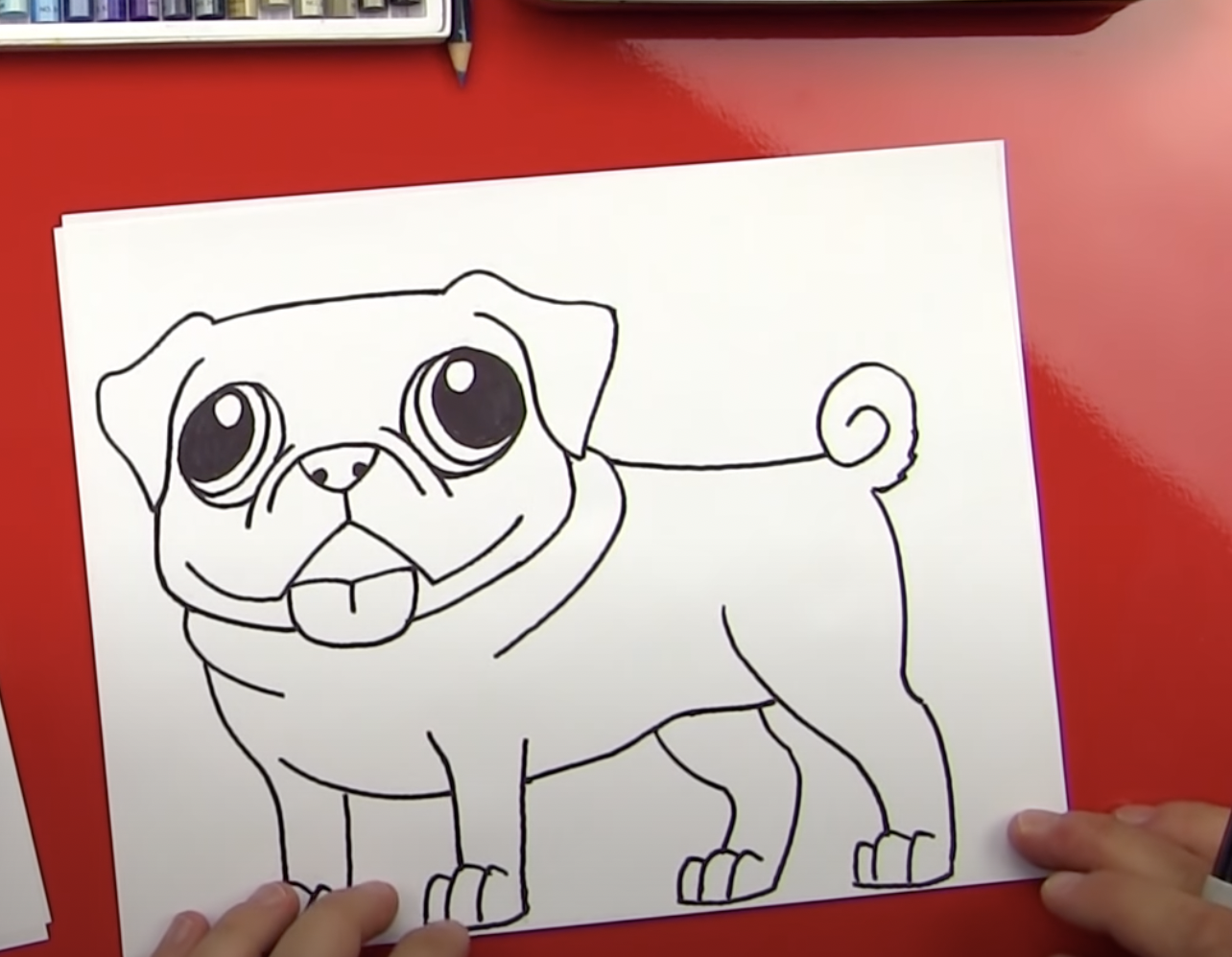 Learn How To Draw A Pug, Easy Step By Step - Rocky Kanaka